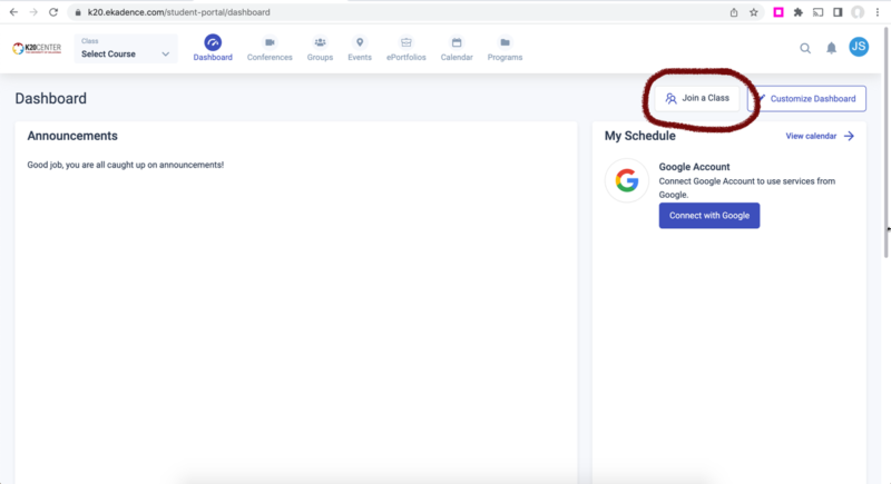 eKadence: Sign in to eKadence - K20 Center